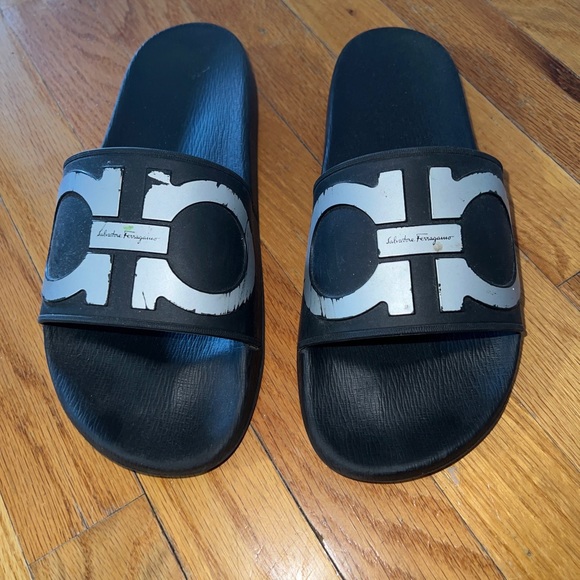 Salvatore Ferragamo | Shoes | Mens Ferragamo Slides Size 8 | Poshmark